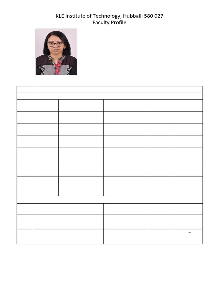 Dr. Medha Kudari: Faculty Profile | PDF | Computer Science | Machine ...
