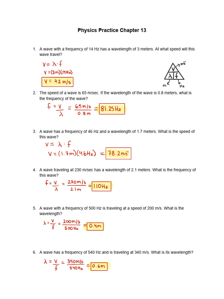 Physics Review As and A Level Questions Exam 2 | PDF | Frequency | Radio