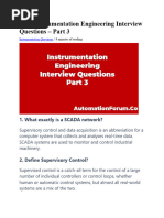 100 Instrumentation Interview Questions and Answers | PDF | Flow Measurement | Instrumentation