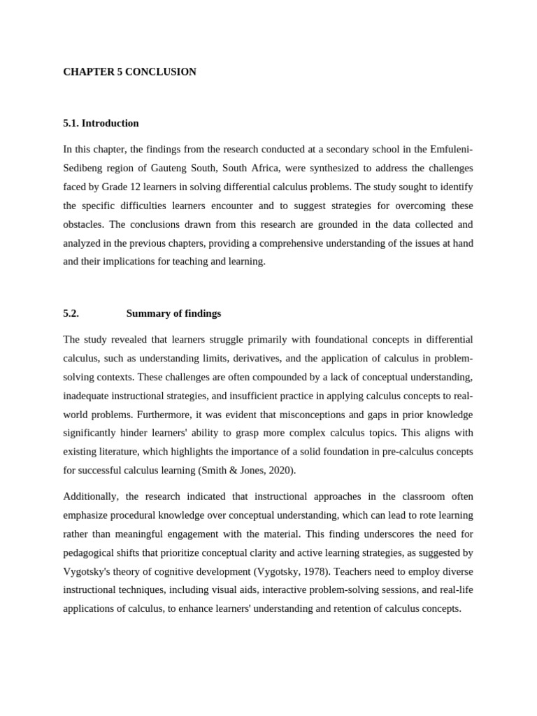 Research Chapter 5 | PDF | Learning | Pedagogy