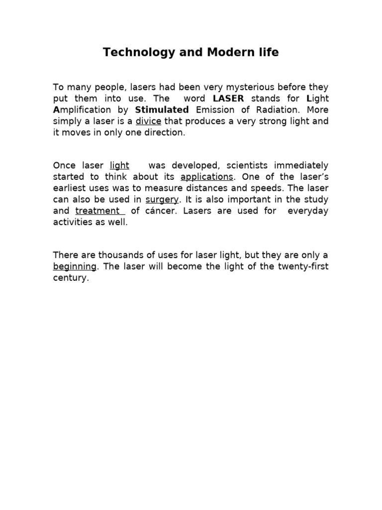 Technology and Modern Life | PDF
