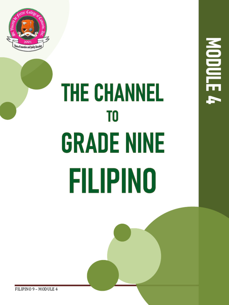 Filipino 9 Module 4 Part 1 | PDF
