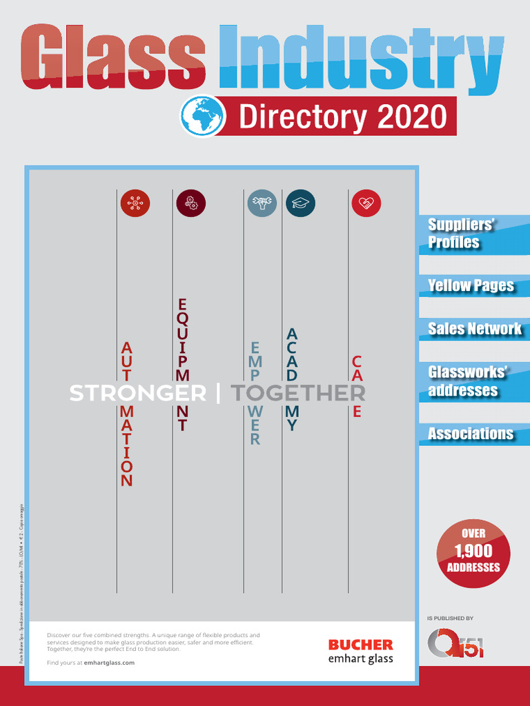 Glass Industry Directory 2020 | PDF | Business Process | Industrial ...