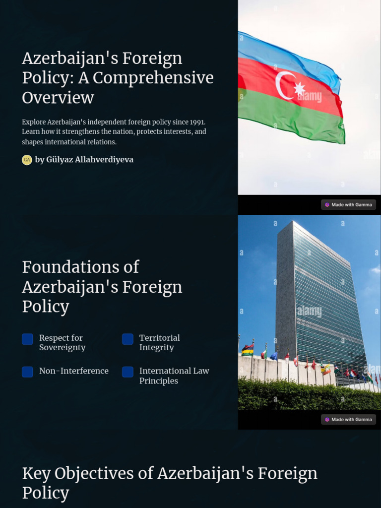 Azerbaijans Foreign Policy A Comprehensive Overview | PDF | Economies