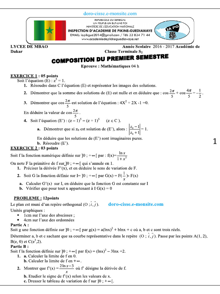 Composition ts2 Mbao | PDF