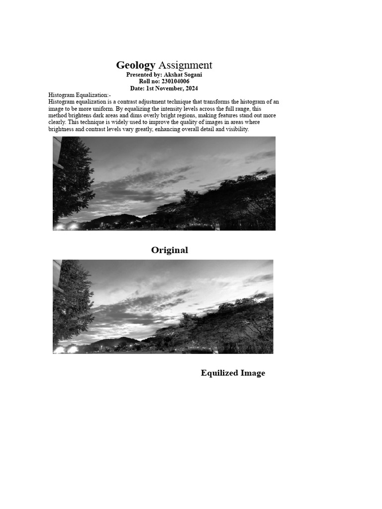Akshat Sogani_230104006 Geology Assignment | PDF