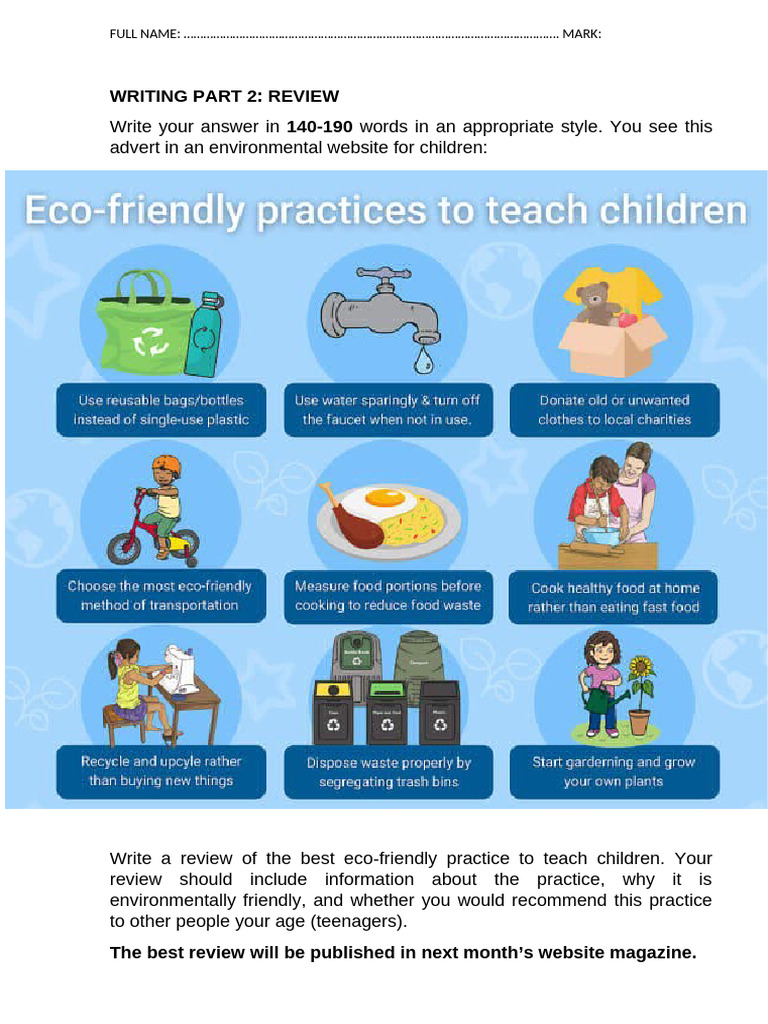 WRITING PART 2 ARTICLE | PDF