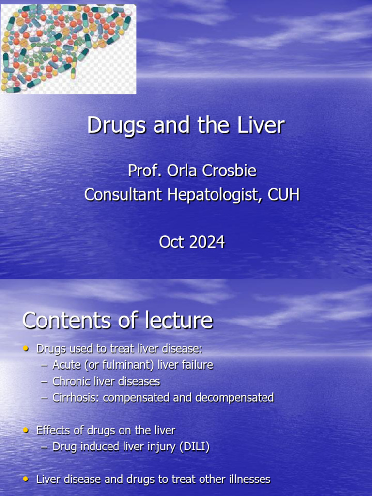 Drugs Impacting Liver Health and Treatment | PDF | Cirrhosis | Hepatitis