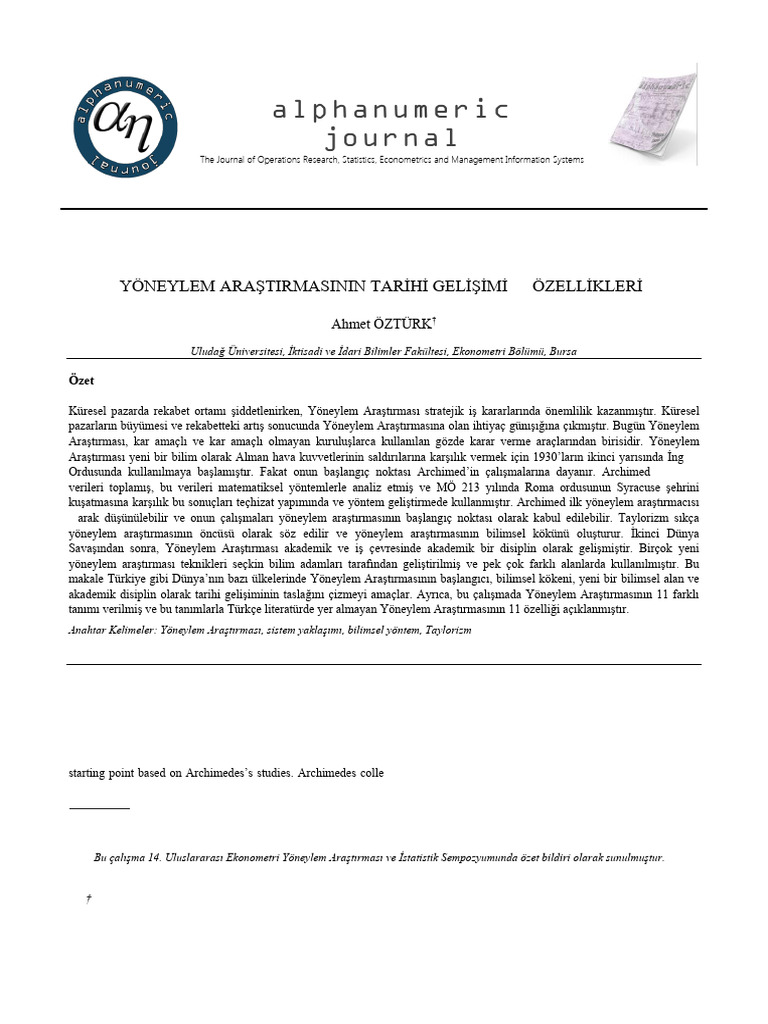 Y Neylem Ara Tirmasinin Tar H Gel M Ve Zell Kler (#20745) - 19216 | PDF