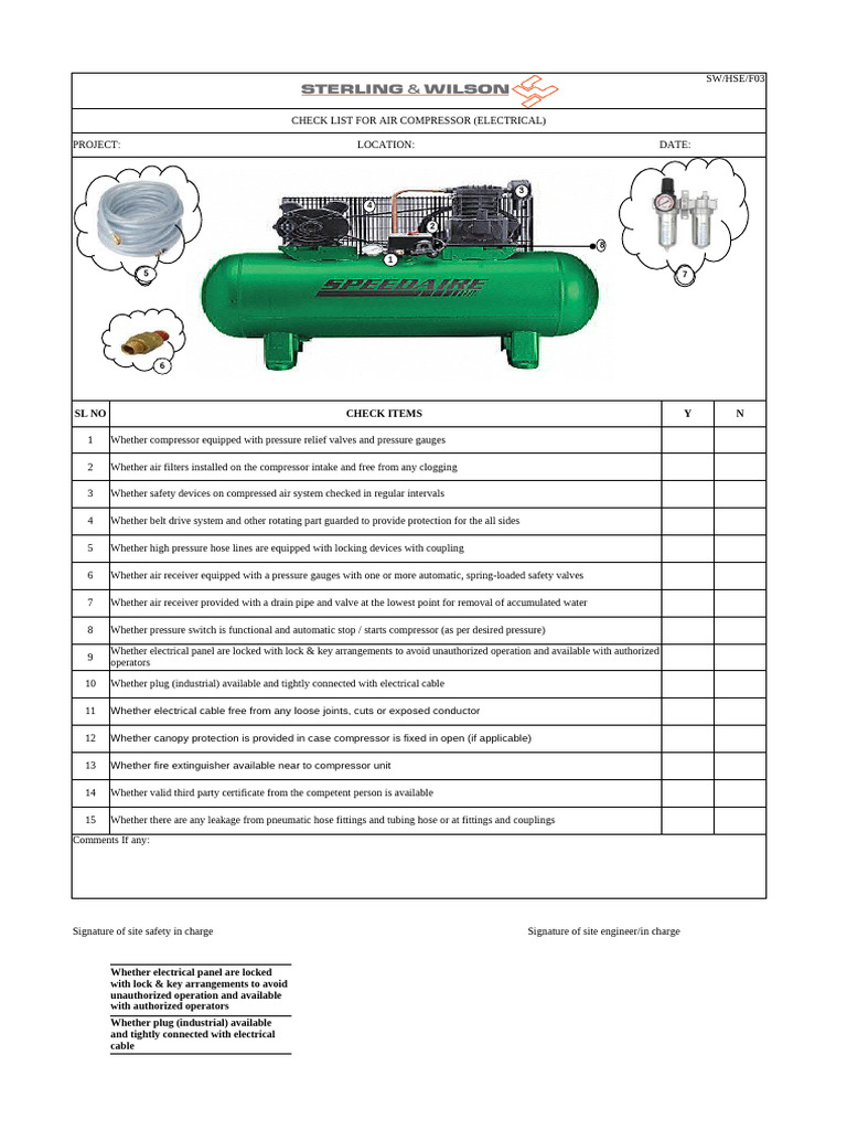 Air Compressor-Electrical | PDF | Pneumatics | Valve
