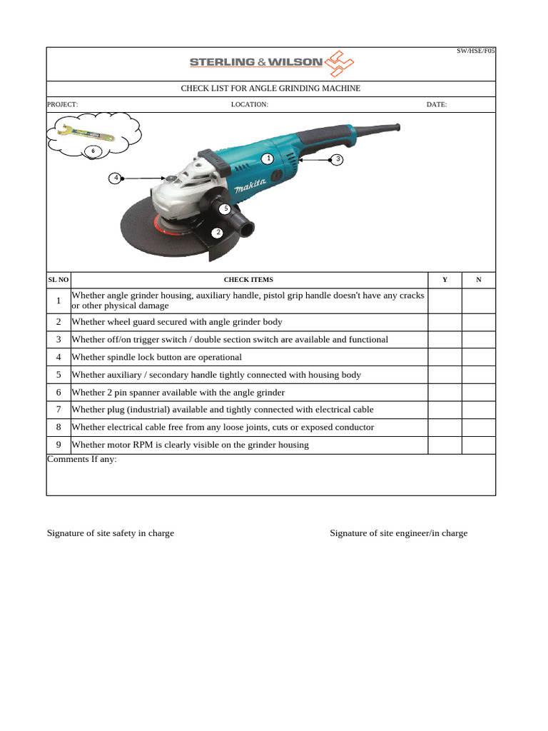 ANGLE GRINDING MACHINE | PDF