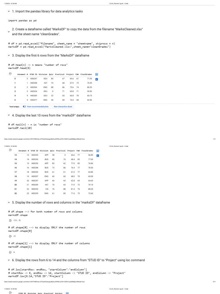 CLO4 Review Data Analytics | PDF | Data Management | Visualization ...