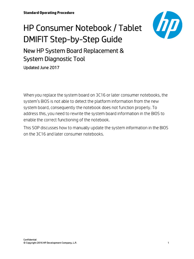 HP Consumer Notebook Step-By-Step Guide - HP System Board Replacement ...