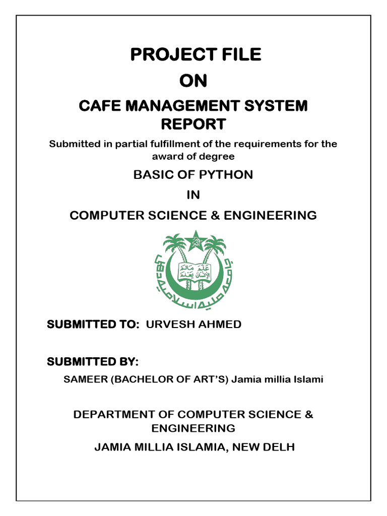 PROJECT FILE (2) | PDF