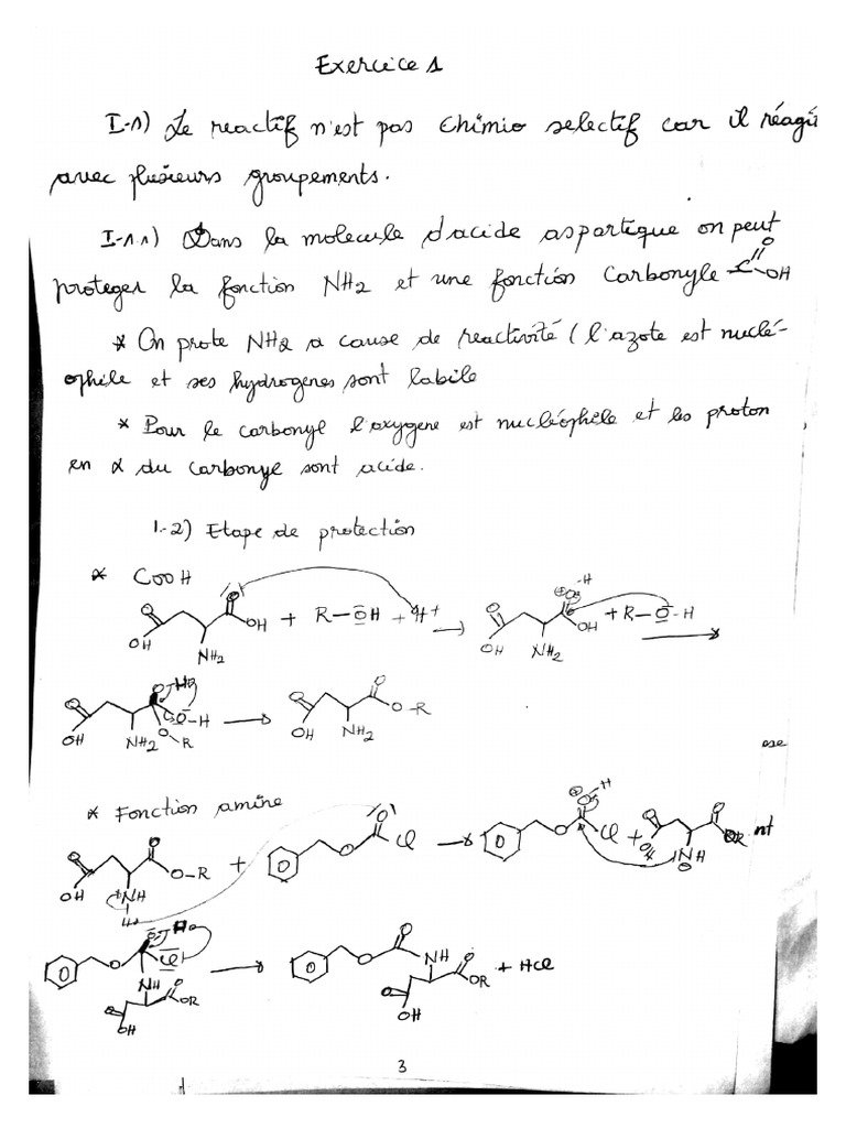 Fax Synthèse Muti Étapes Chimie Organique | PDF