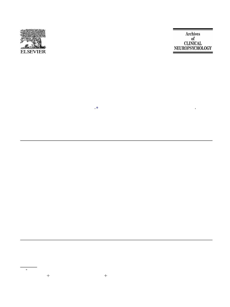 Rules For The Classification of Younger Children With Nonverbal ...