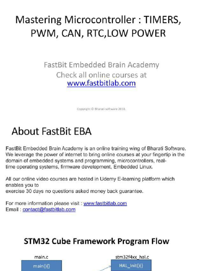 Master STM32 Microcontroller | PDF