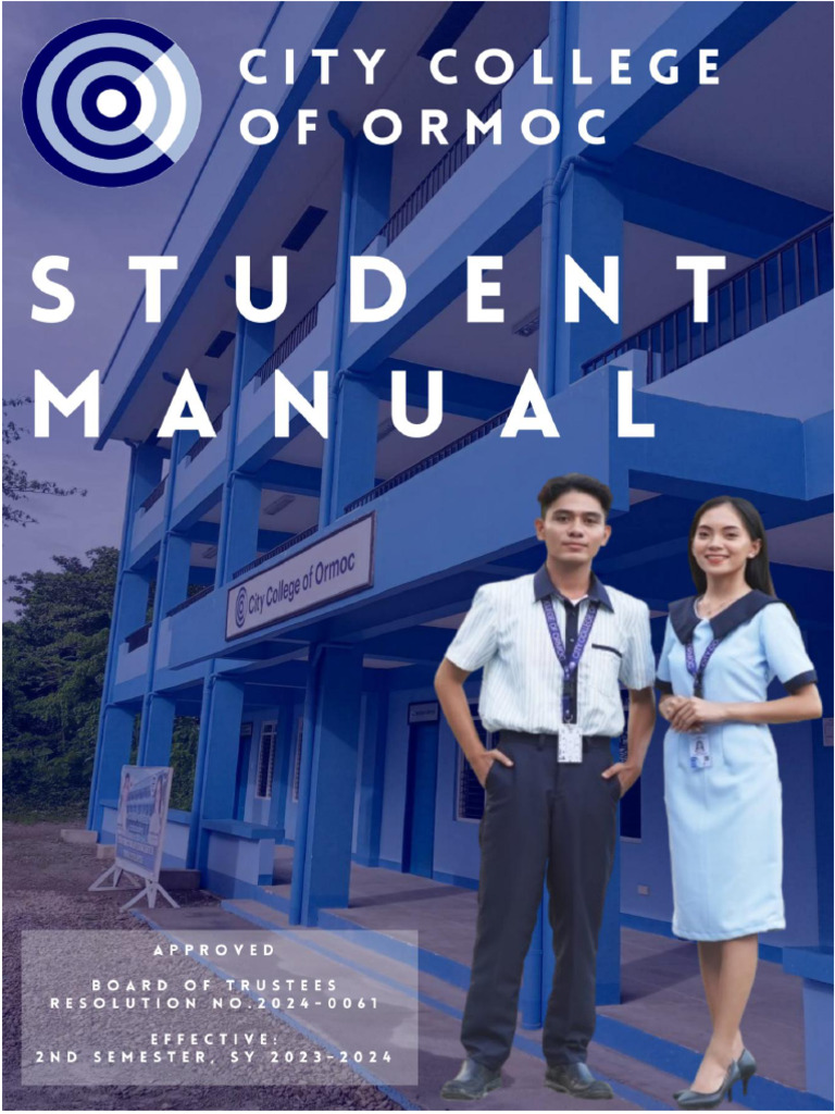 Student Manual 2024 | PDF | Discrimination | Identity Document
