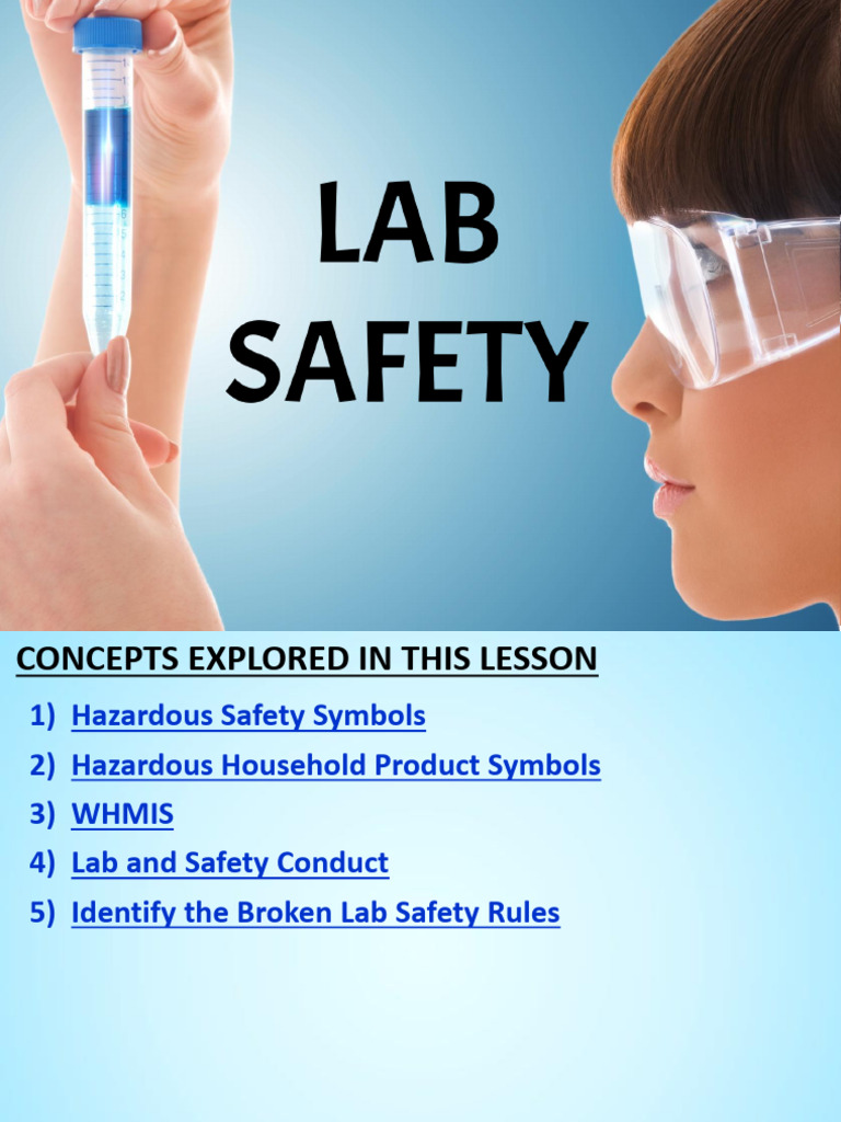 Science 10 - Lab Safety PowerPoint | PDF | Occupational Safety And ...