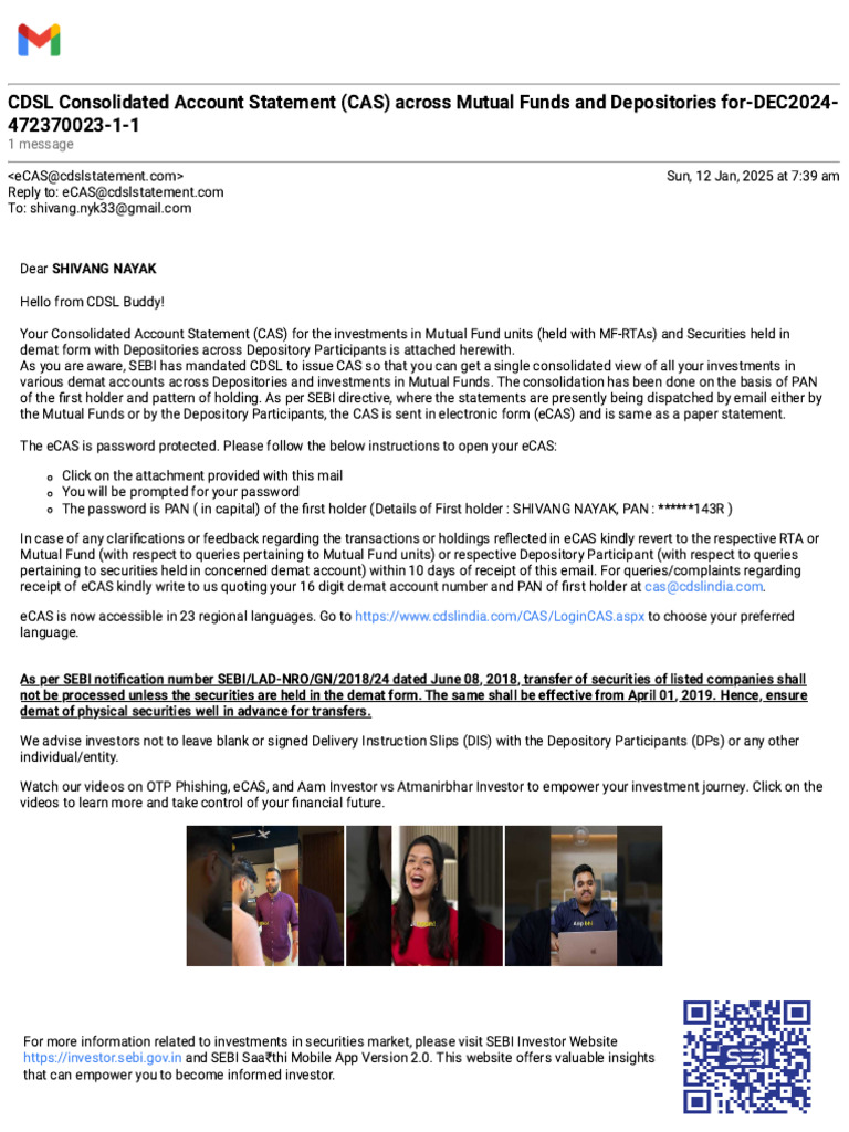 Gmail - CDSL Consolidated Account Statement (CAS) Across Mutual Funds ...