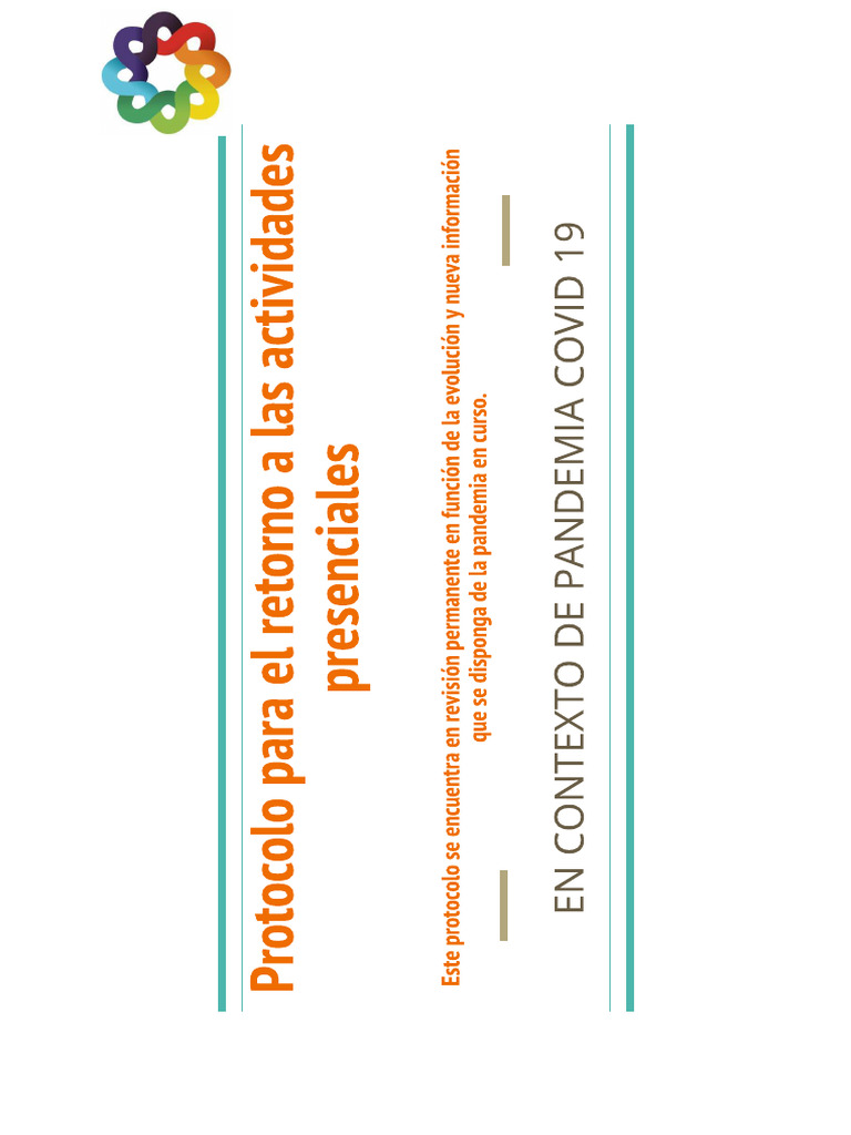 Protocolo para El Retorno A Las Actividades Presenciales | PDF