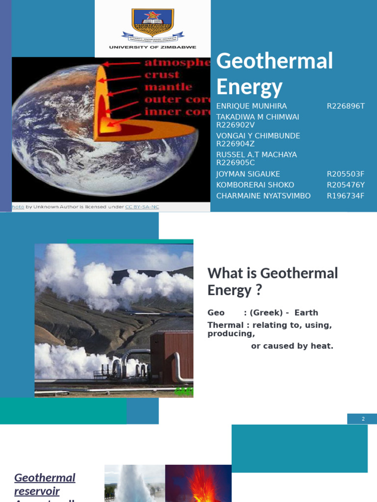 Geothermal Energy Presentation FINAL With Transitions | PDF ...