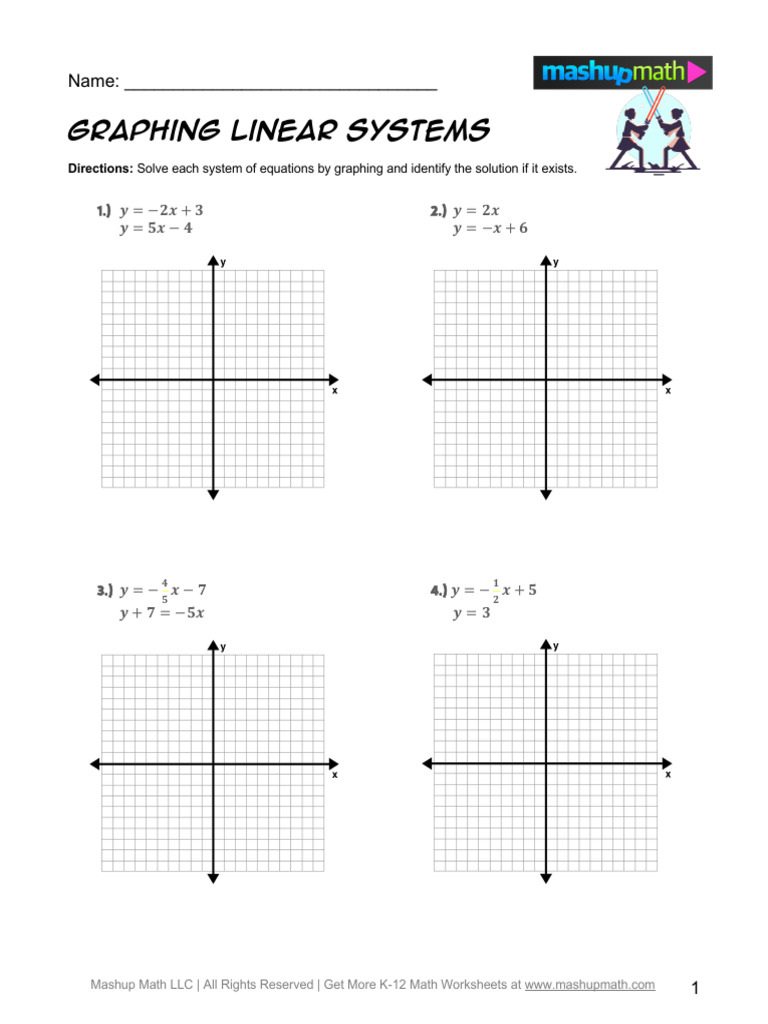 Graphing Linear Systems (A) | PDF