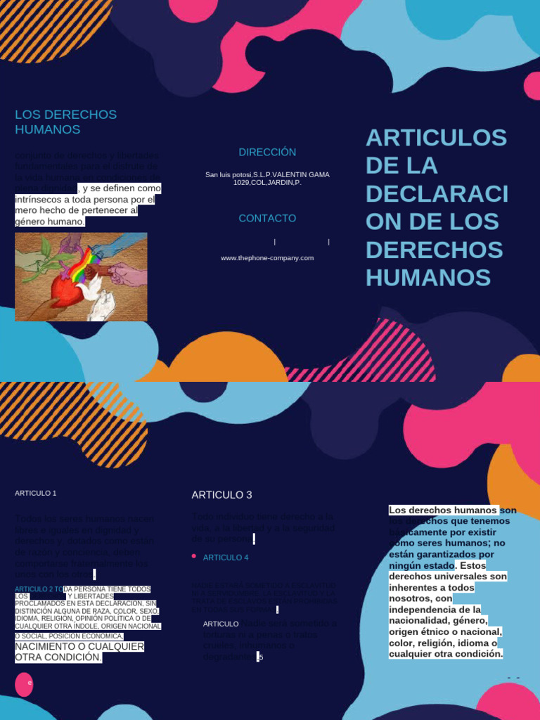 Los Derechos Humanos | PDF | Derechos humanos | Dignidad