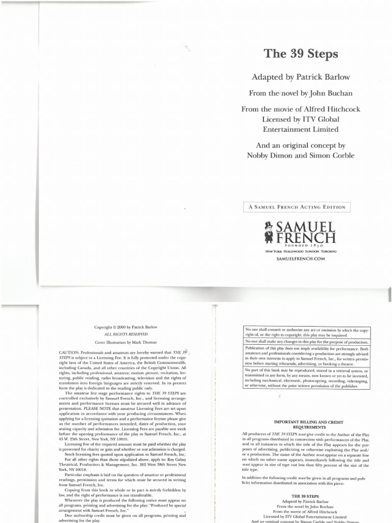 39 Steps | PDF