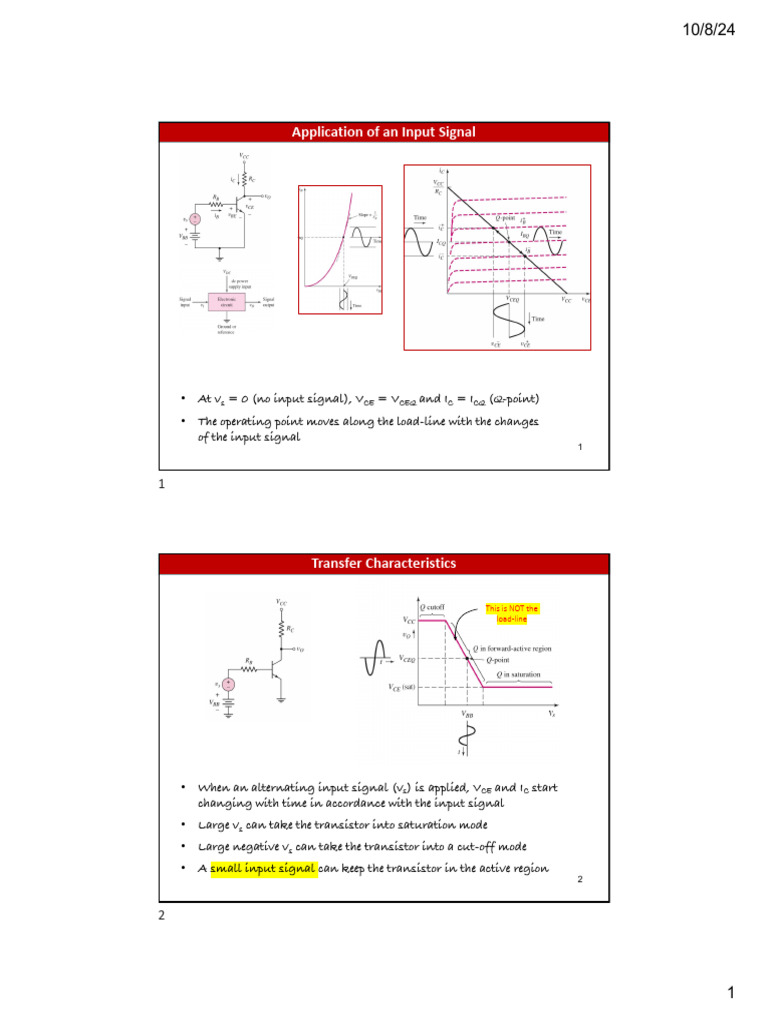Transistor Small-Signal Analysis | PDF | Bipolar Junction Transistor ...