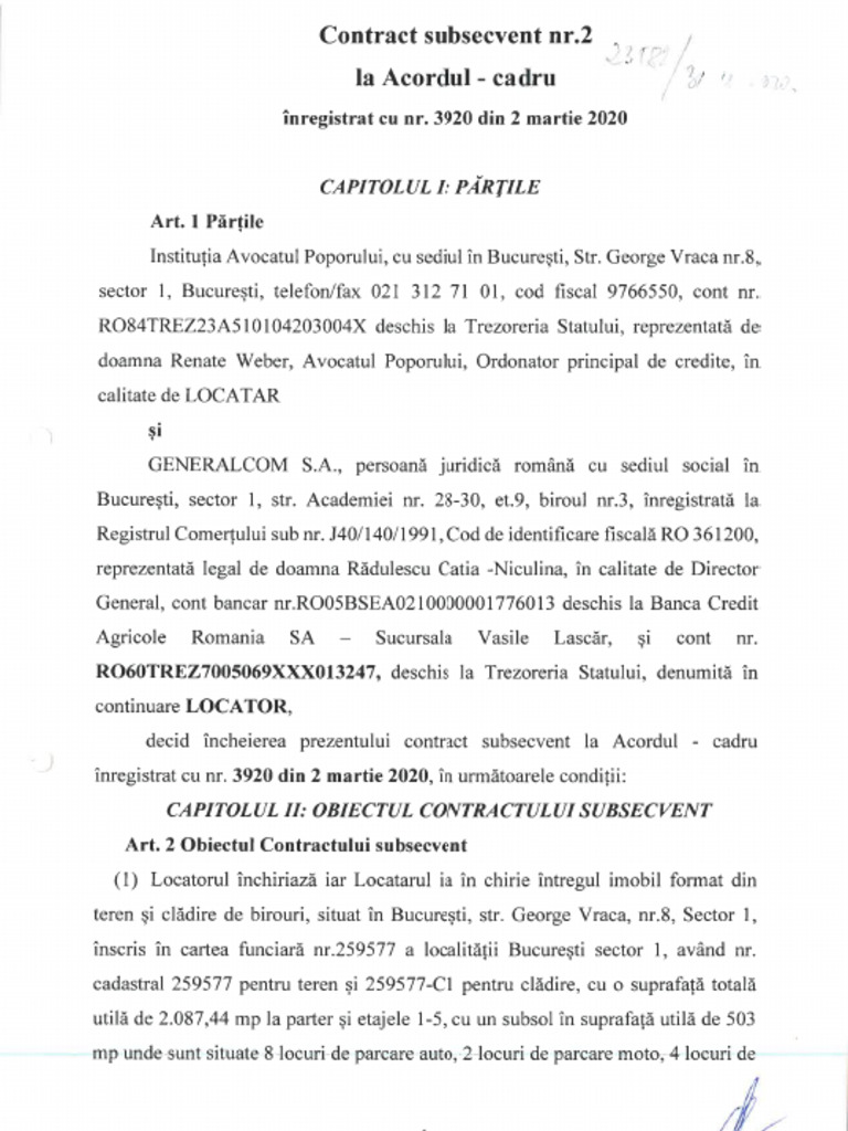 Contract-de-inchiriere-2021 | PDF