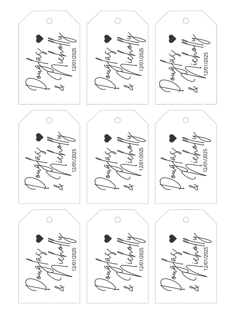 Douglas & Nicholly 2025 Event | PDF