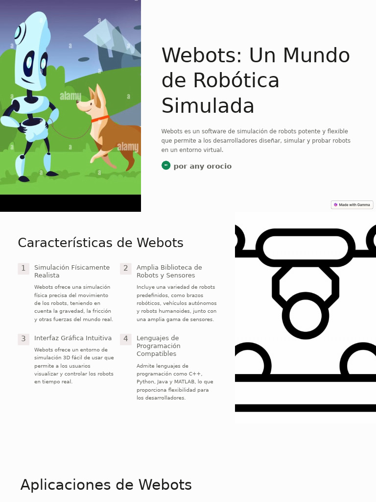 Webots Un Mundo de Robotica Simulada | PDF | Robótica | Robot