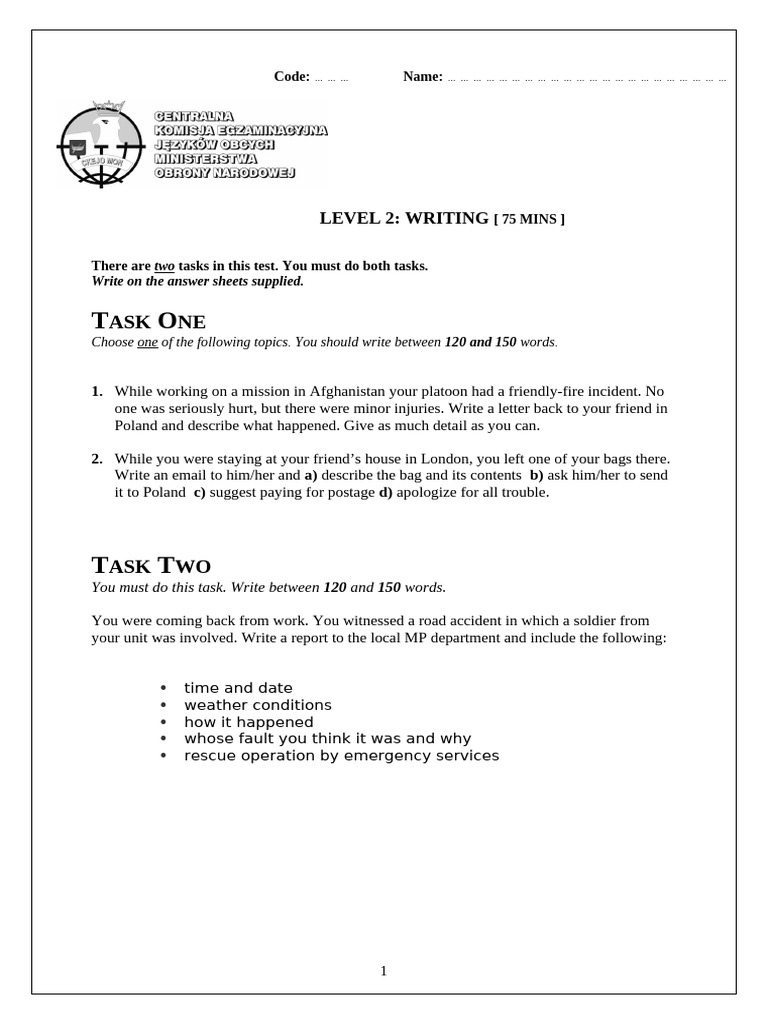 L2 026 Writing | PDF