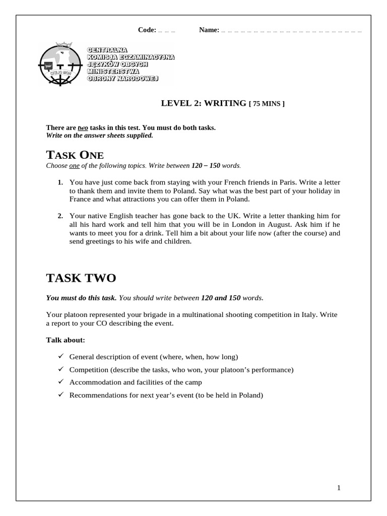 L2 030 Writing | PDF