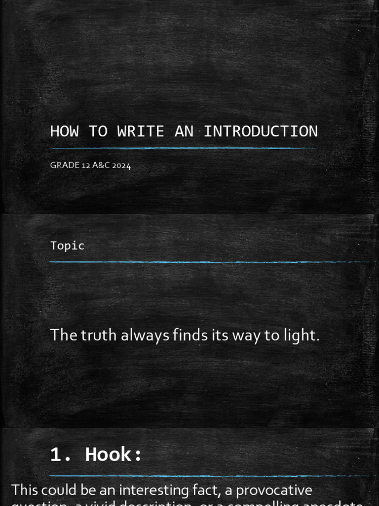 Crafting Engaging Introductions | PDF | Essays | Truth
