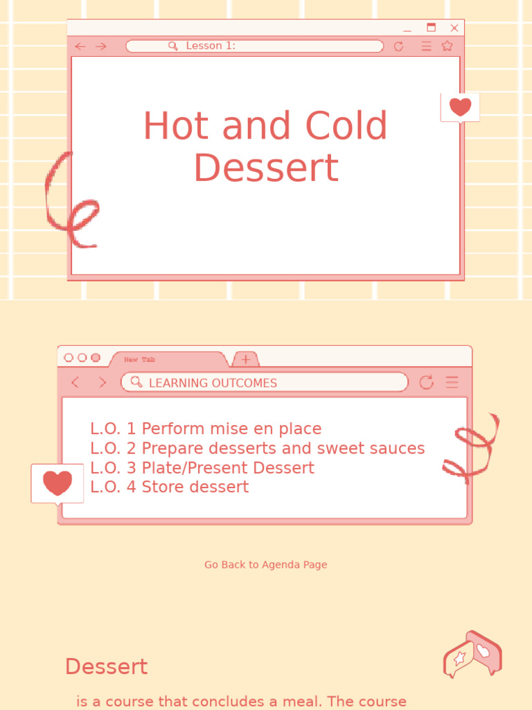 Essential Guide to Desserts and Storage | PDF | Desserts | Confectionery