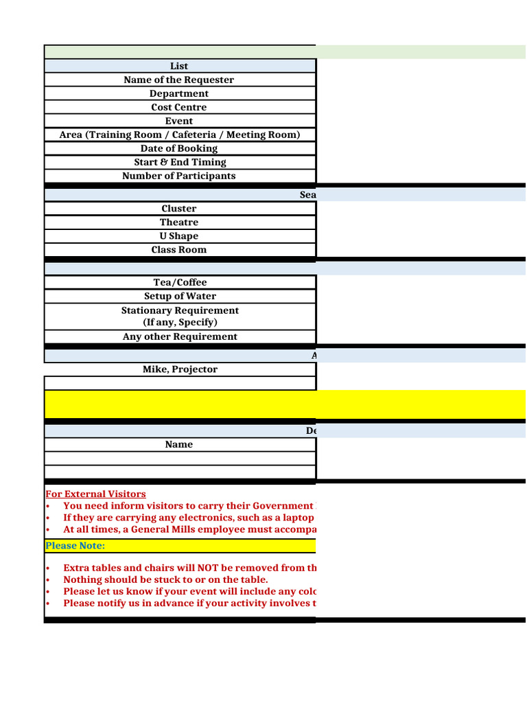 Setup Details Form | PDF