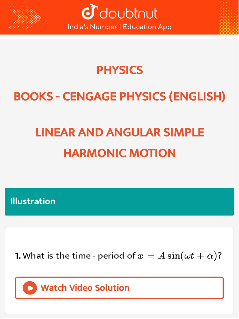 SHM Problems for Physics Students | PDF | Oscillation | Pendulum