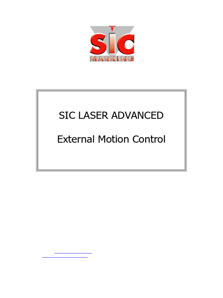 Manual - External Motion Control - R02 | PDF | Acceleration | Rotation