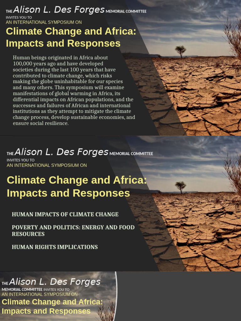 Conference On Issues in North Africa | PDF | Climate Change | Africa