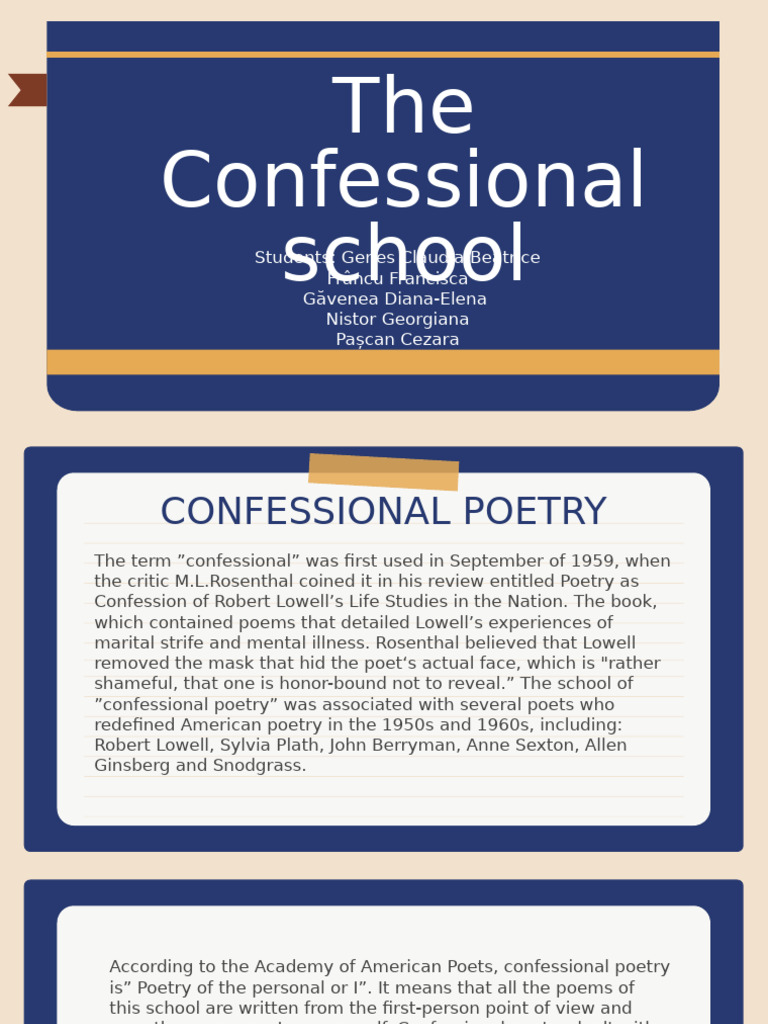 Confessional Poetry: Plath & Sexton | PDF | Poetry