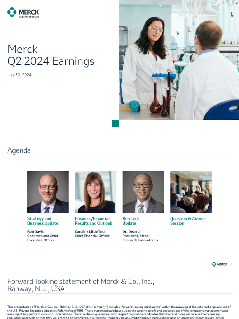 Merck 2024年半年报 | PDF | Causes Of Death | Medicine