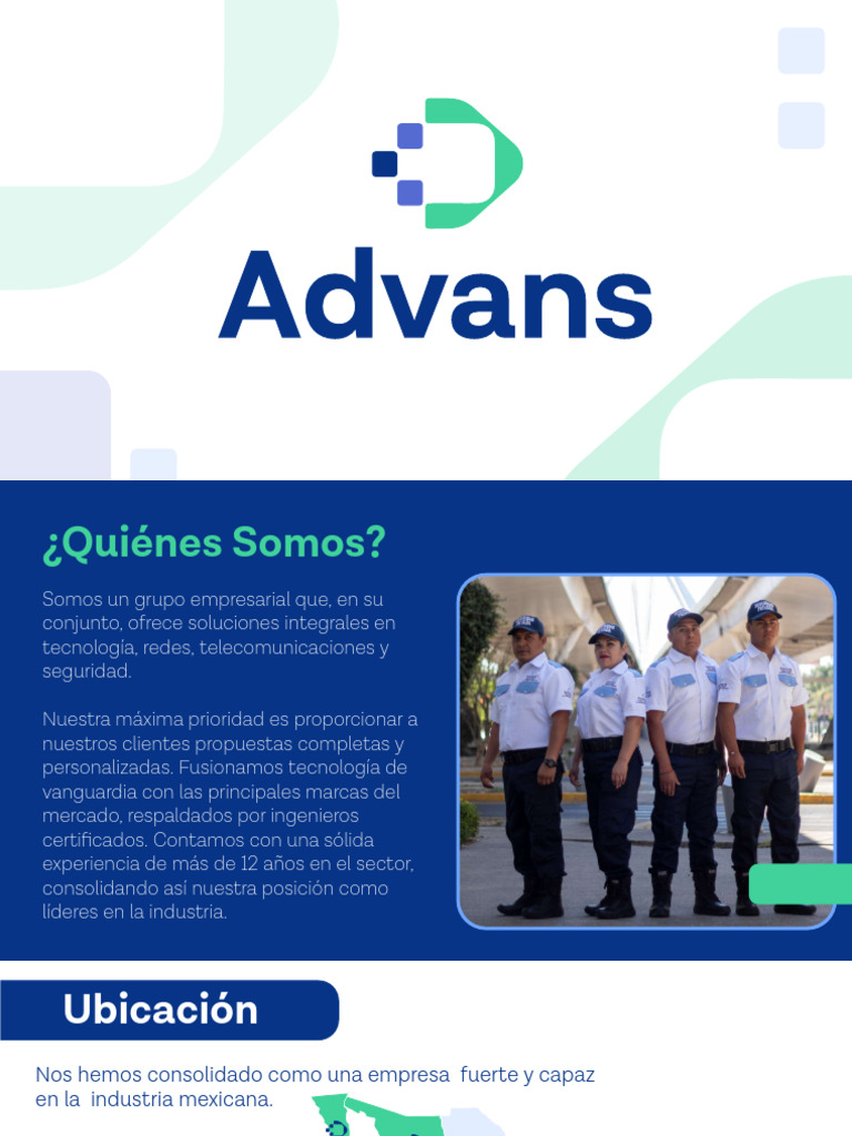 Grupo Advans: Seguridad Integral y Tecnología | PDF | La seguridad ...