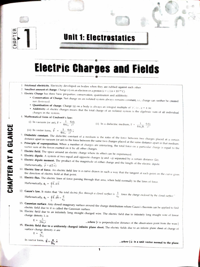 Electric Charges and Fields | PDF