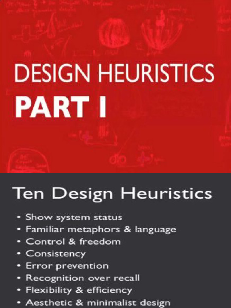 10 - Nielsen_s Ten Usability Heuristics (1) | PDF