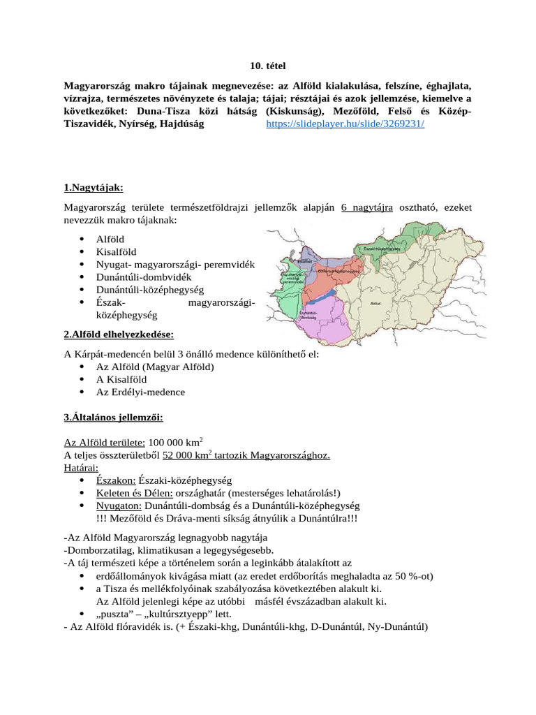 10 - Tétel | PDF