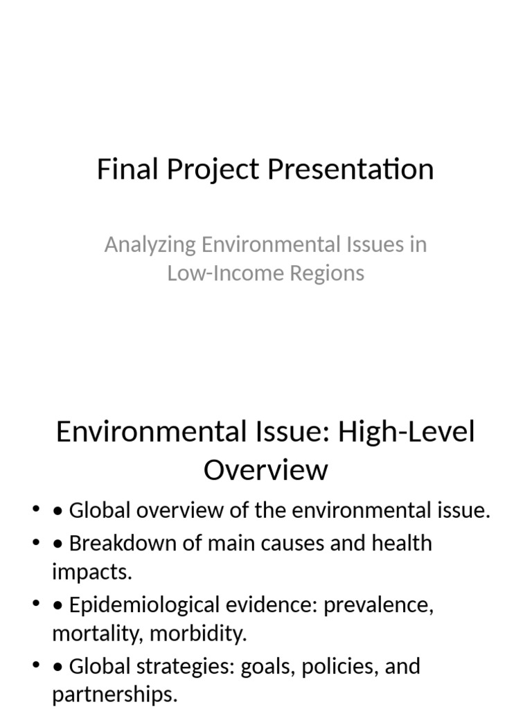 Final Project Presentation | PDF