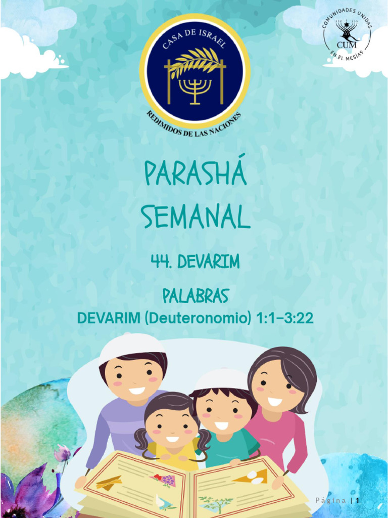 Parashá 44 Devarim. para Niños | PDF | Libro de Deuteronomio | Tora