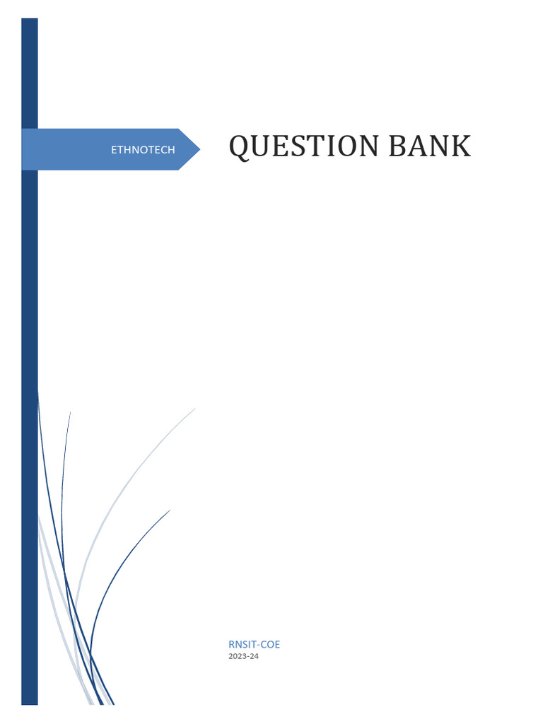 Machine Learning Question Bank (M1 M2 M3) | PDF | Machine Learning ...